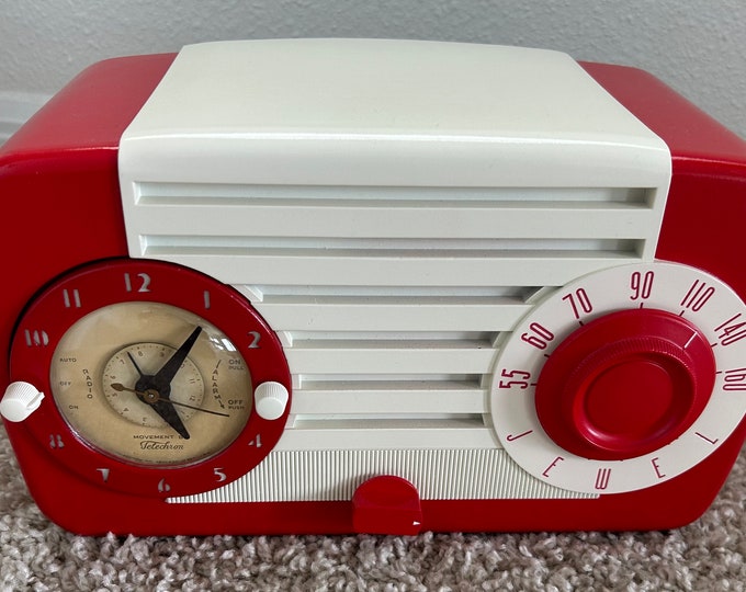 Revamped 1949 Jewel 920 Clock Radio - Etsy