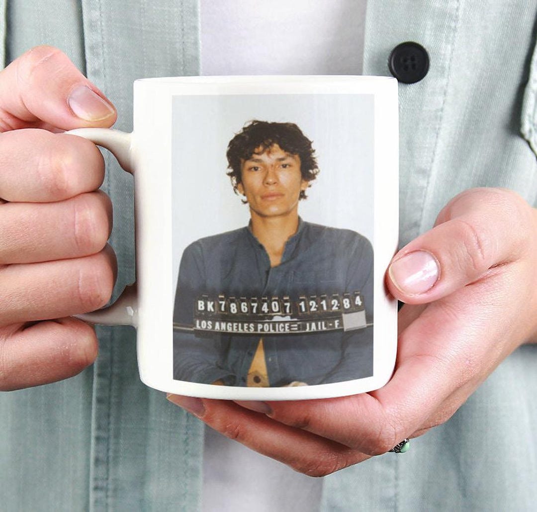 Richard Ramirez Mugshot Mug Night Stalker Coffee Cup 11 Oz or 20 Oz - Etsy