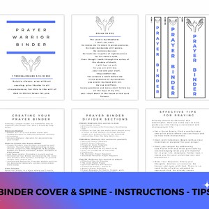 Prayer Binder Printable's | Multicolor - Etsy