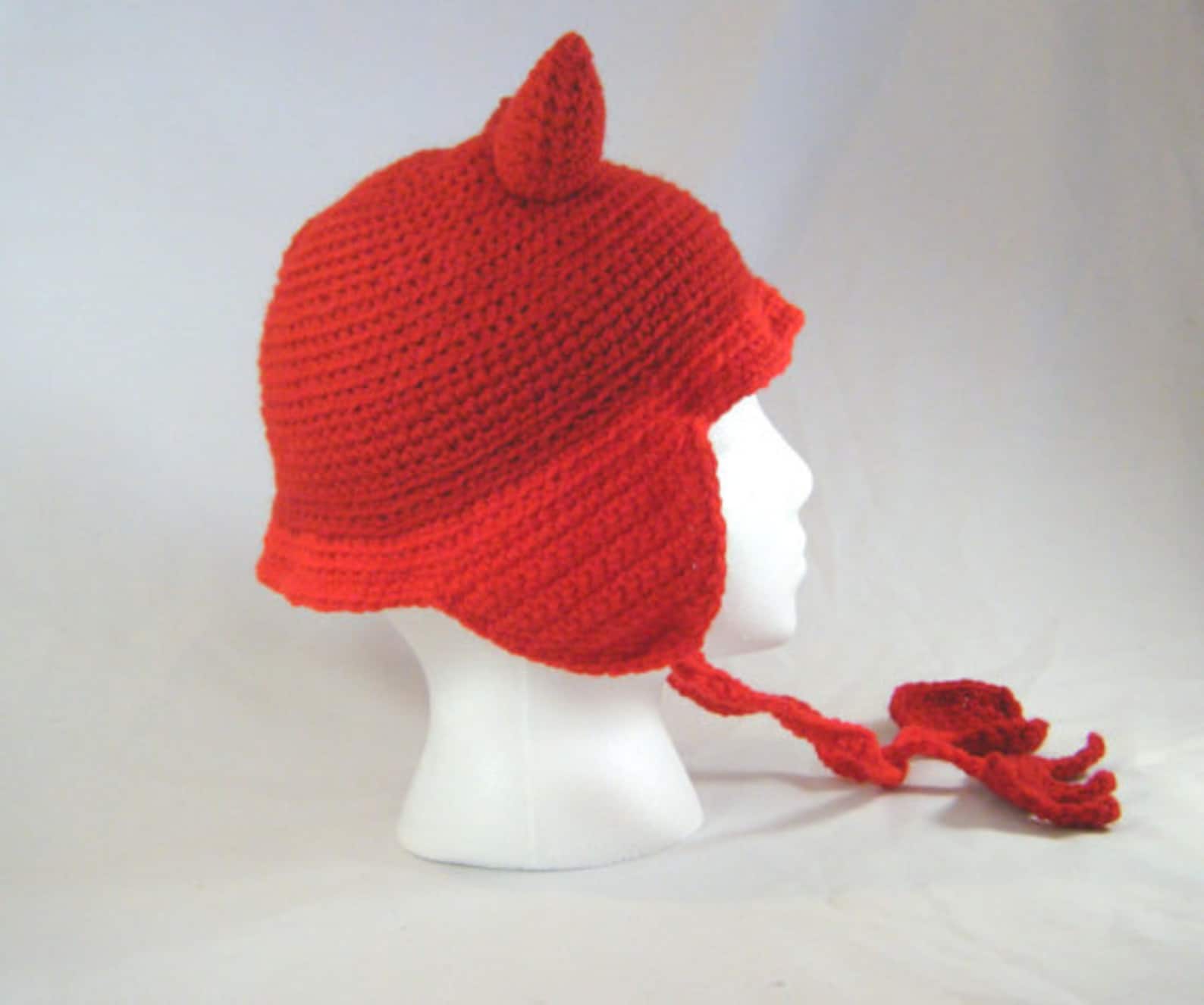 PATTERN Devil Crochet Ear Flap Hat - Etsy