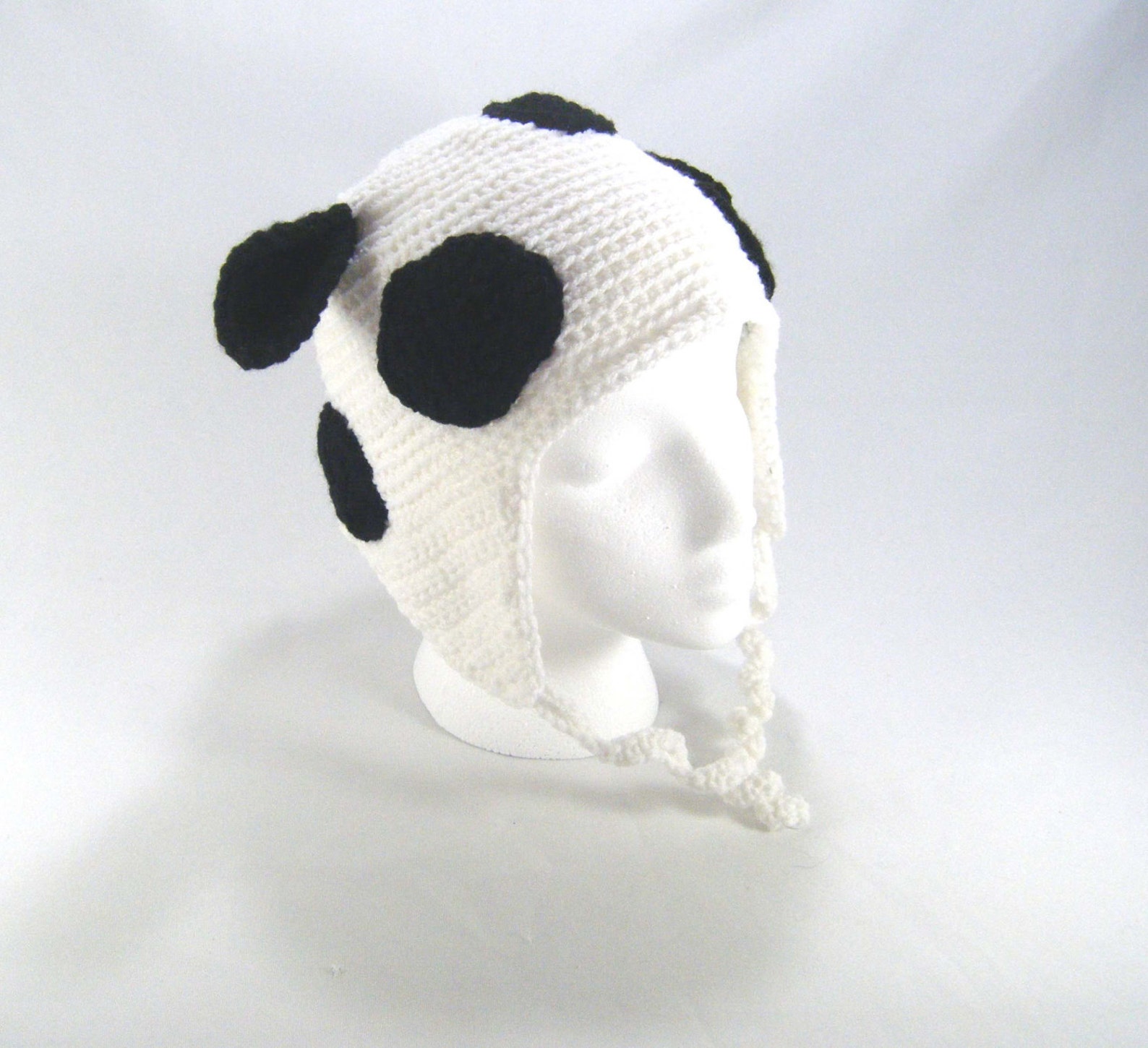 PATTERN Cow Crochet Ear Flap Hat - Etsy