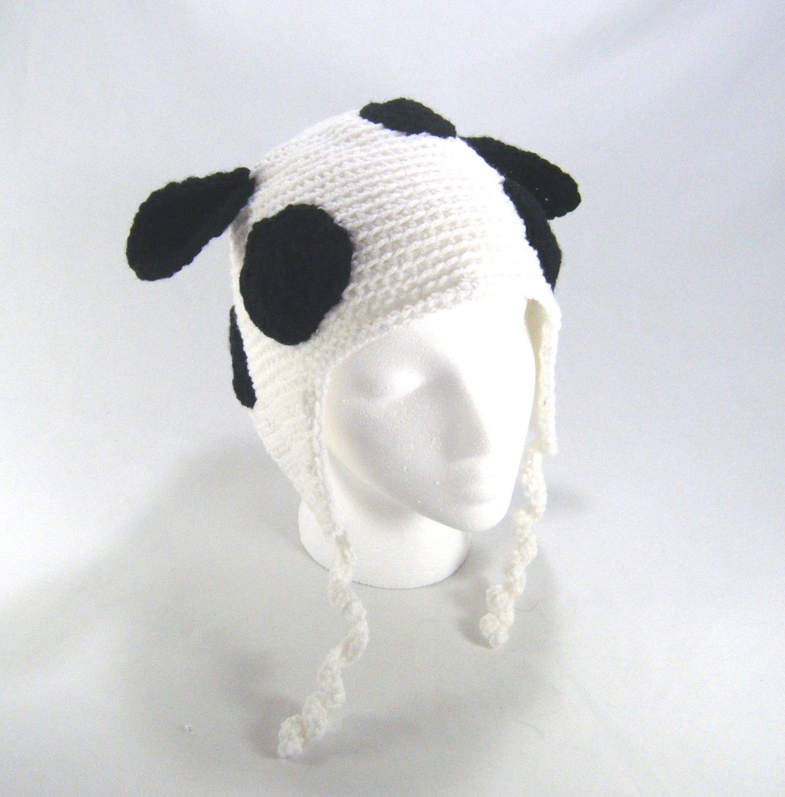 PATTERN Cow Crochet Ear Flap Hat - Etsy