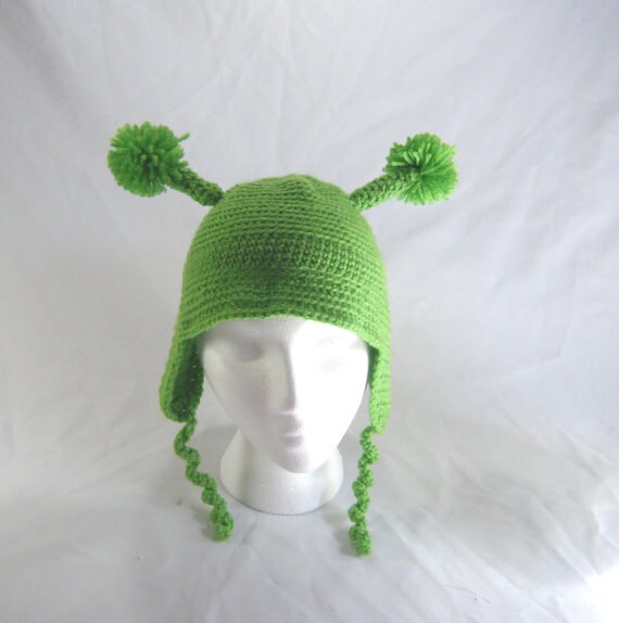 PATTERN Alien Ear Flap Hat - Etsy