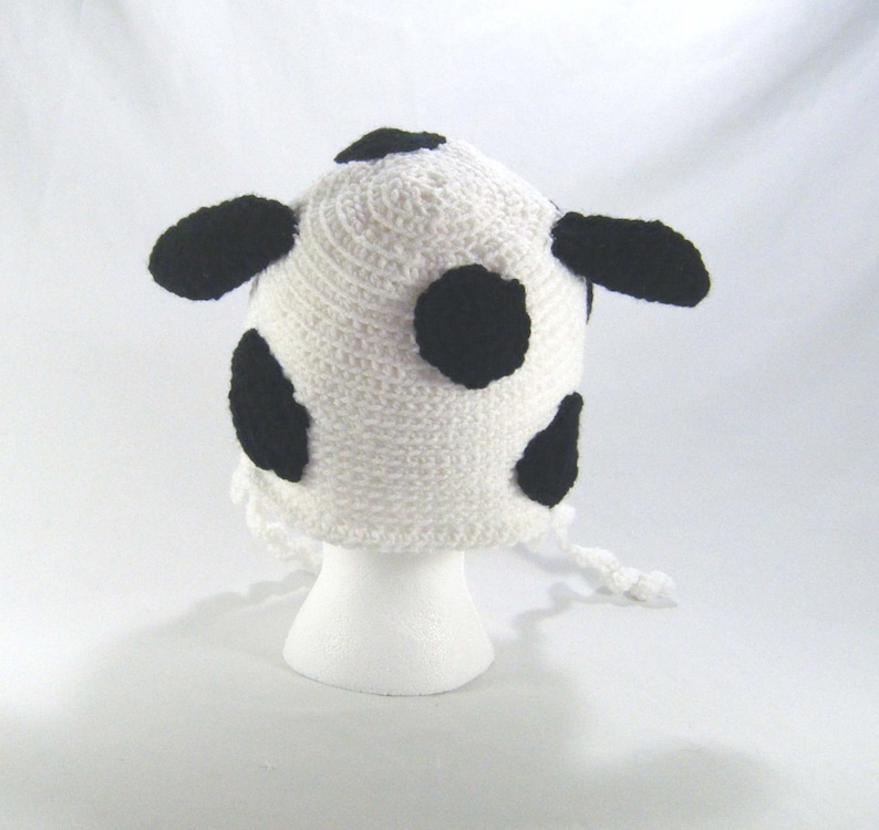 PATTERN Cow Crochet Ear Flap Hat - Etsy