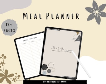 Meal Planner Bundle, BOHO Weekly Food Diary, Meal Tracker Printable ...