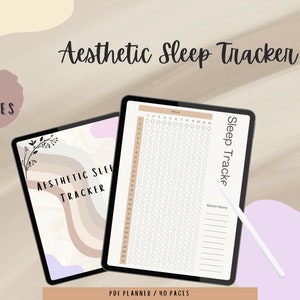 Sleep Tracker Printable | Monthly, Daily Sleep Journal | PDF | Sleep ...