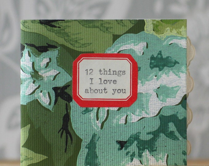 12 Things Mini Book - Etsy