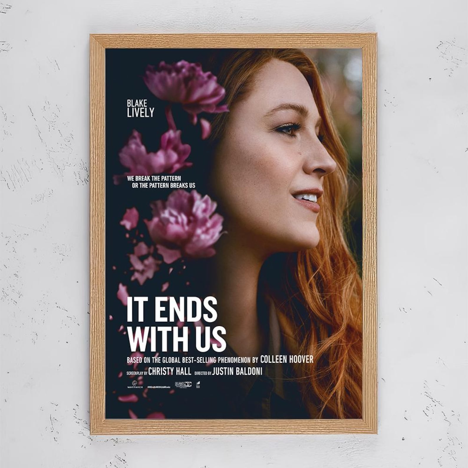 It Ends With Us Movie Poster Print, Wall Art, Canvas Poster, Art Poster ...
