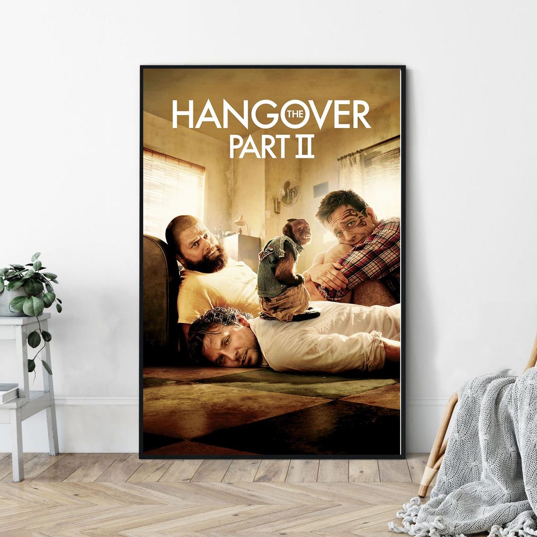 The Hangover Part II Movie Poster Print, Wall Art, Canvas Poster, Art ...