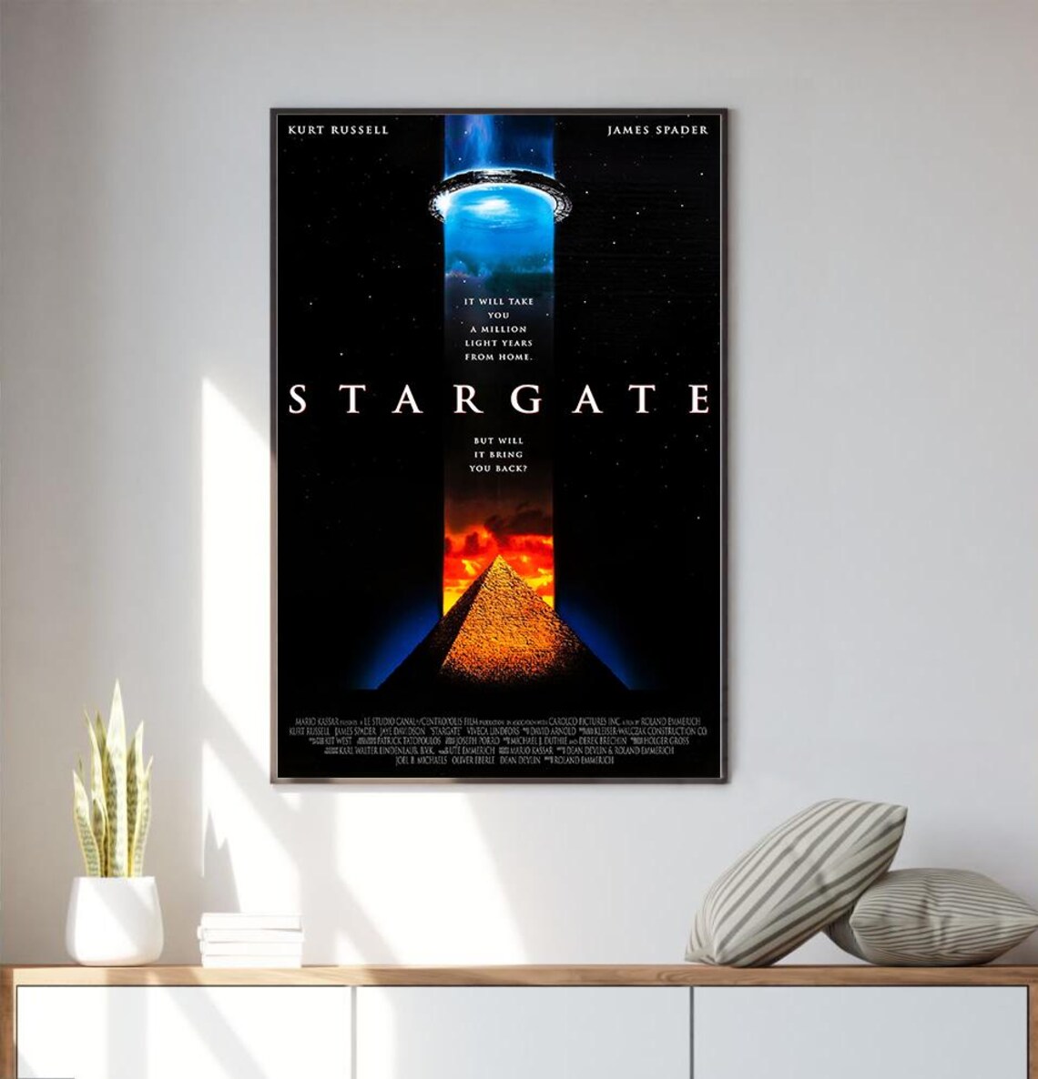 Stargate Movie Poster Print, Wall Art, Canvas Poster, Art Poster for ...