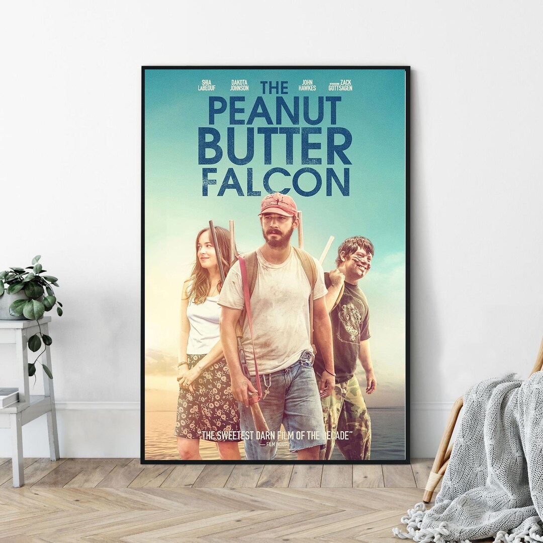 The Peanut Butter Falcon Movie Poster Print, Wall Art, Canvas Poster ...