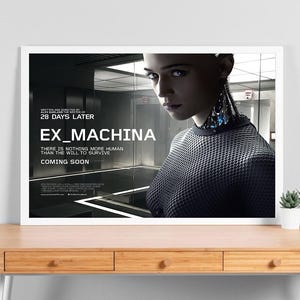 Ex Machina Movie Poster Print, Wall Art, Canvas Poster, Art Poster for Gift - Etsy