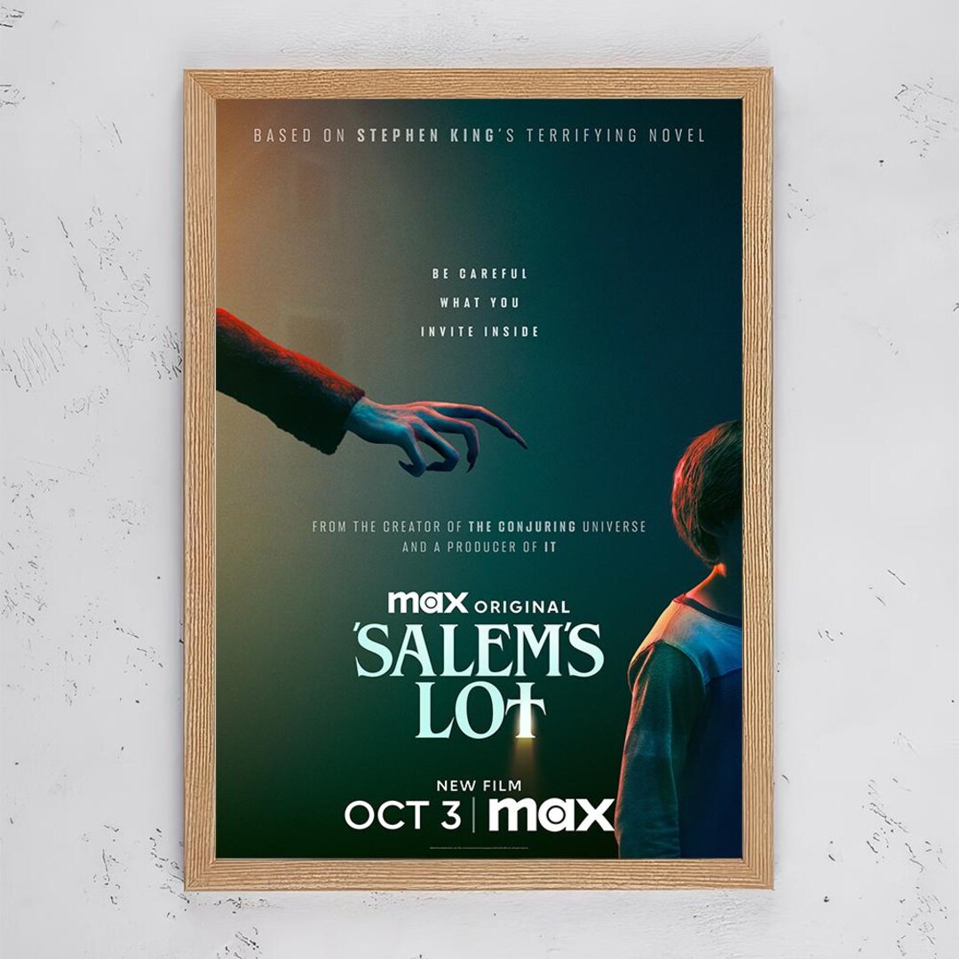 Salem's Lot Movie Poster Print, Wall Art, Canvas Poster, Art Poster for ...