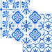 Mediterranean Blue Tile Seamless Patterns Digital Patterns Digital ...