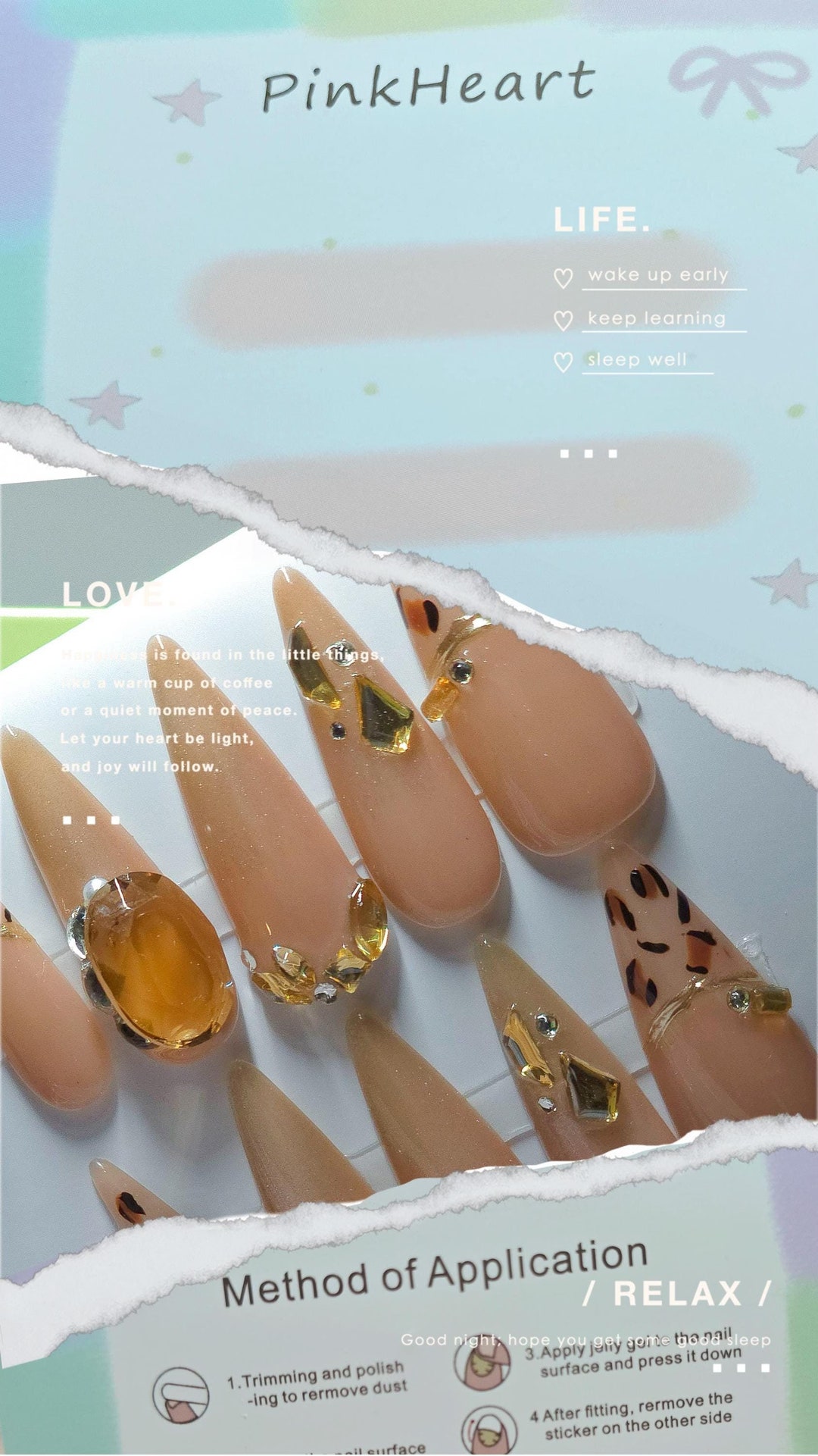 Exclusive S-size Mystery Nail Box | Unique Press-on Nail Designs ...