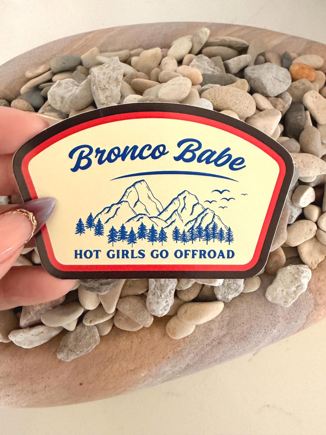 Bronco Babe Sticker, Hot Girls Go Offroad, Western Vintage Offroad ...