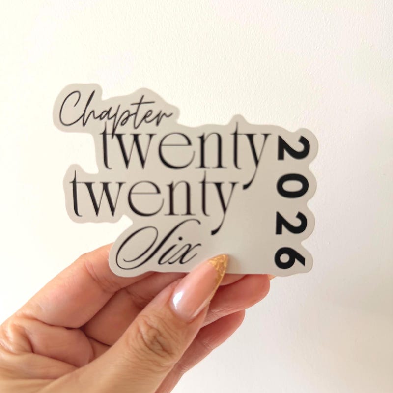 Chapter 2026 Sticker - Etsy