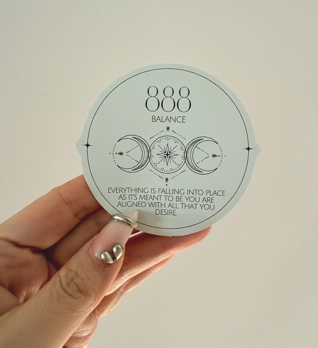 888 Angel Number Sticker | Abundance Manifestation Sticker | Spiritual ...