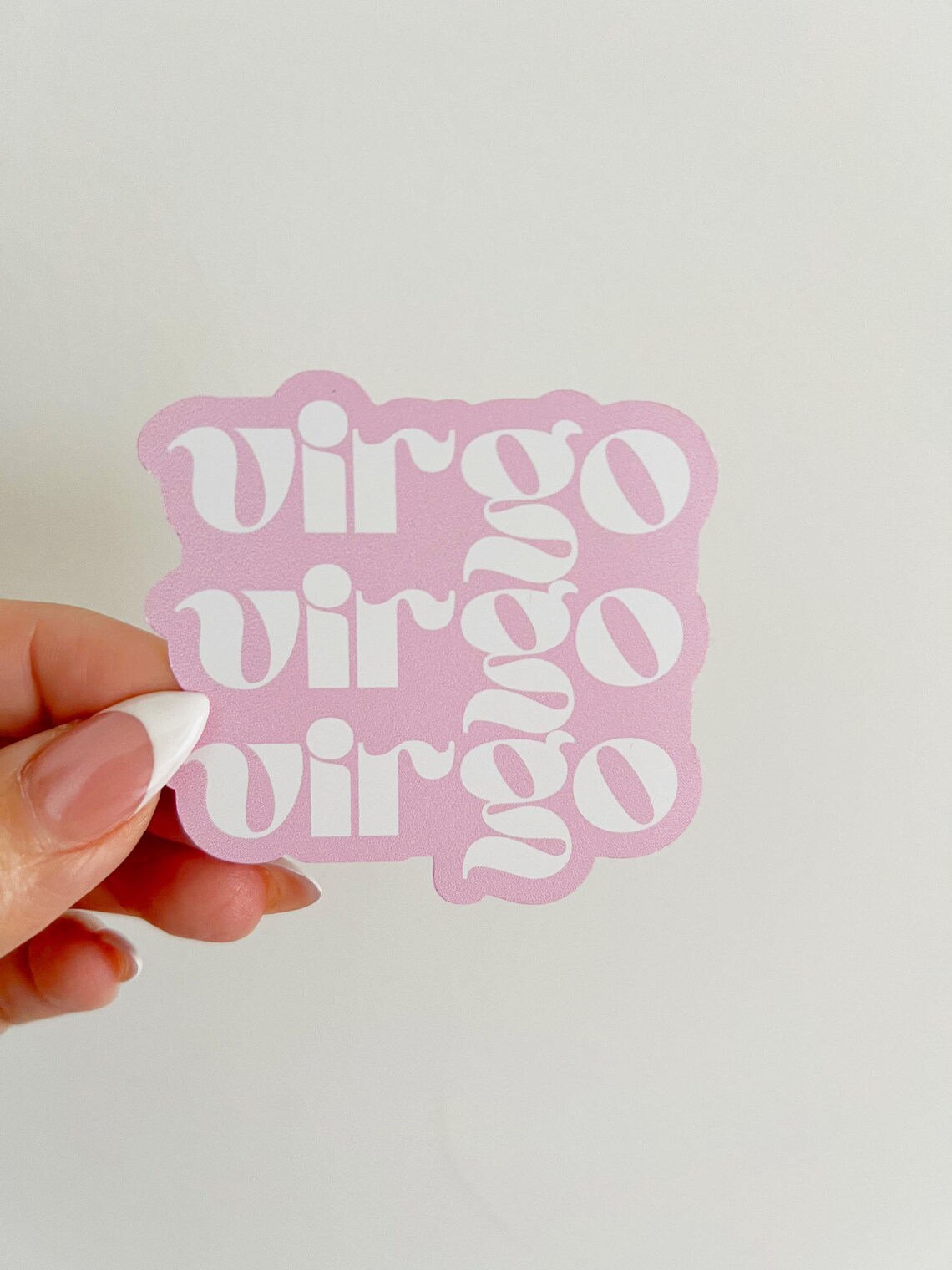 Pink Horoscope Sticker Cute Astrology Decal Aesthetic Girly Design for ...
