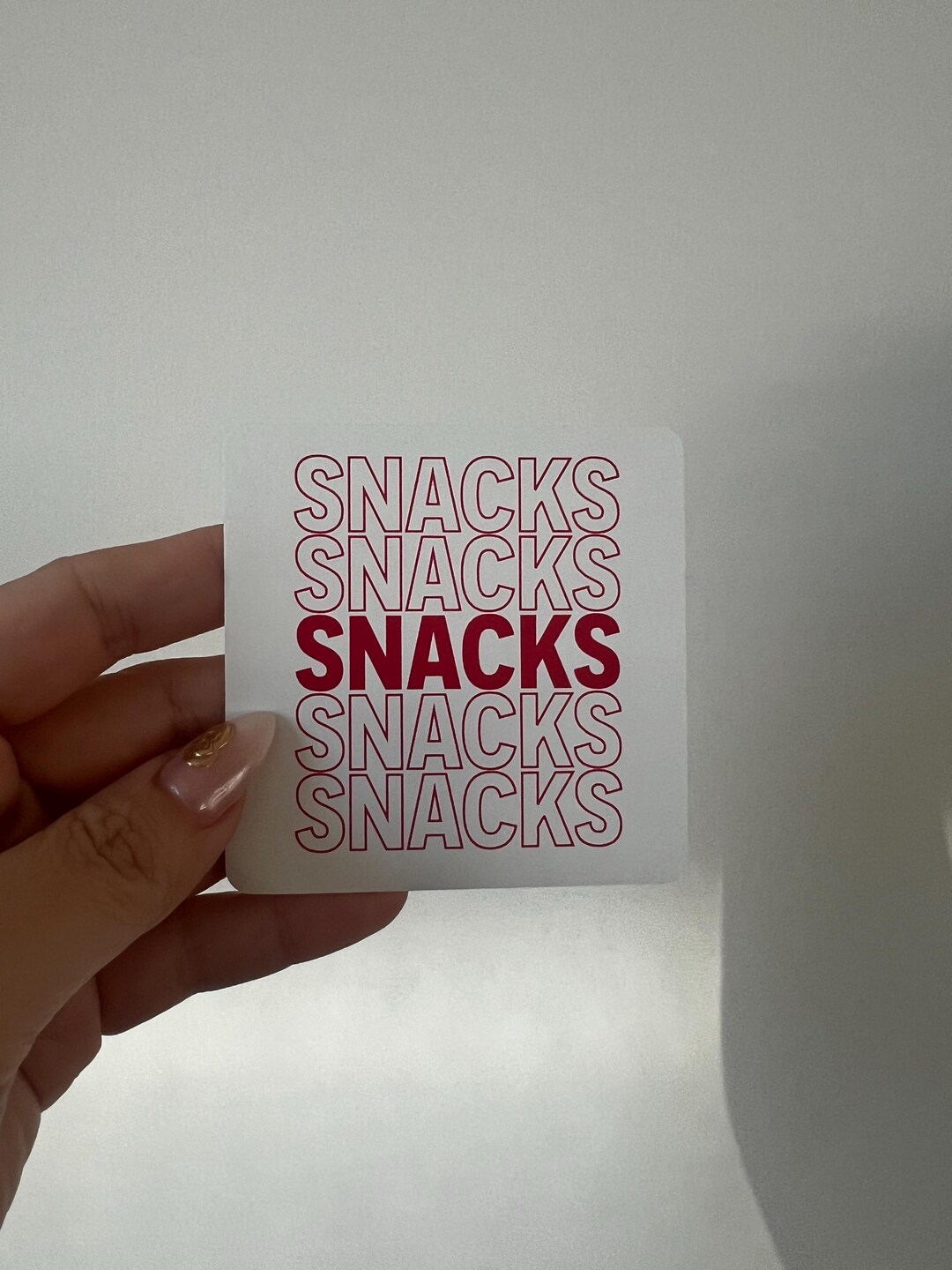 SNACKS SNACKS SNACKS to Go Sticker | Snacks Tumbler Stickers, Water ...