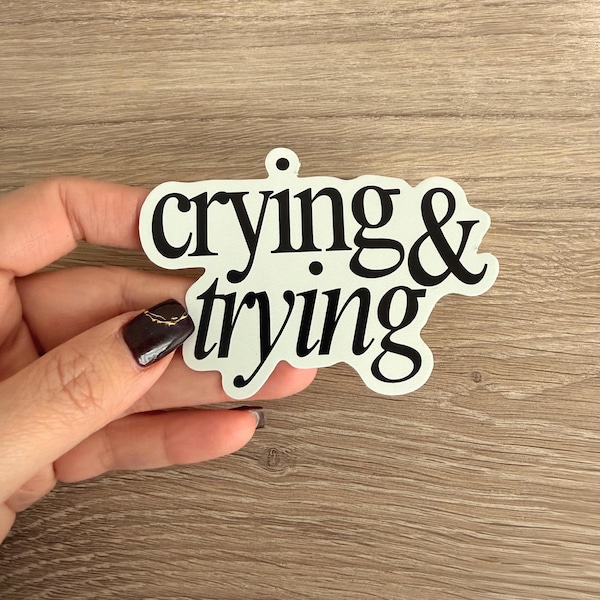 Crying Stickers - Etsy