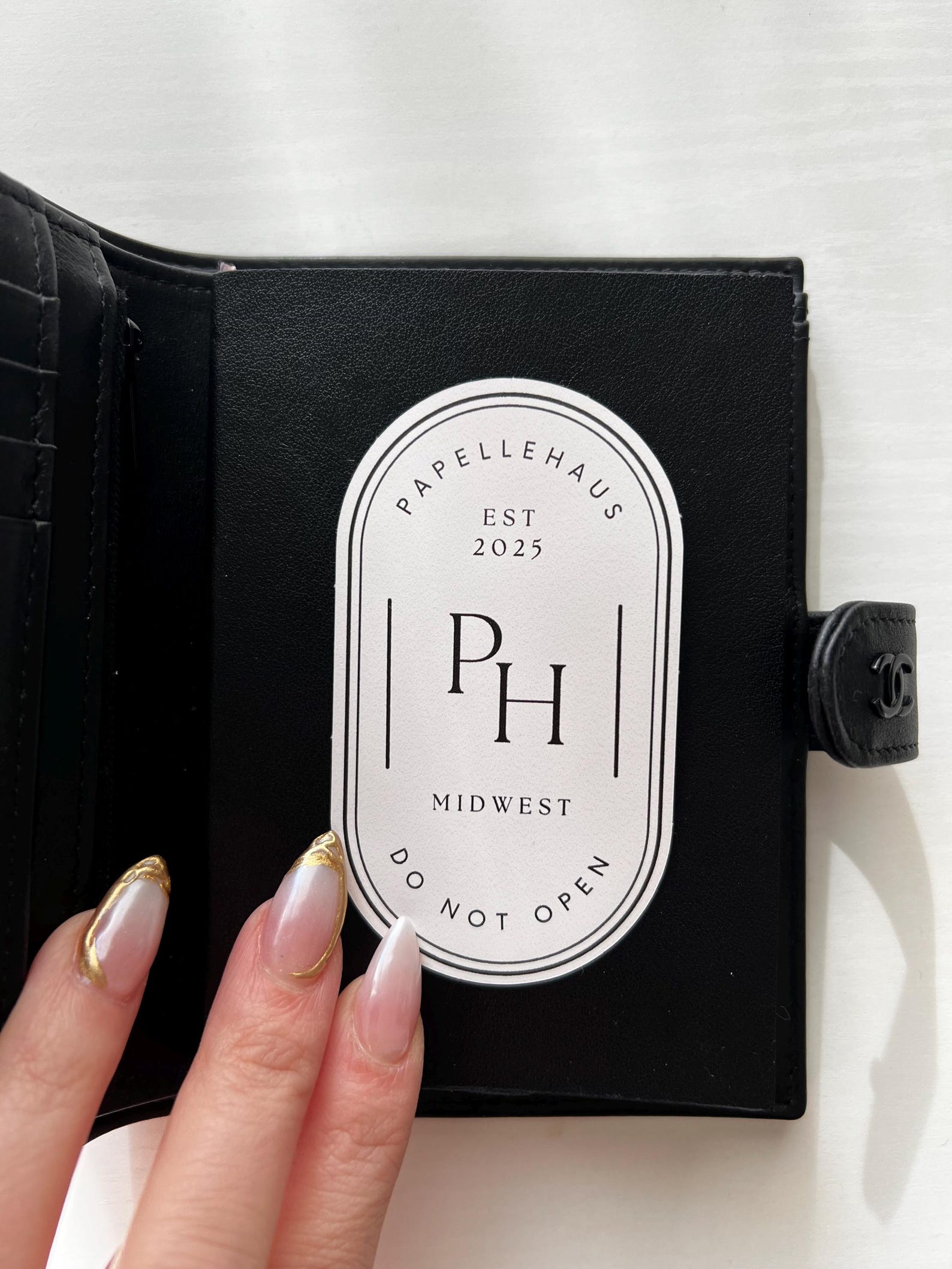 Custom Planner Name Label: Minimalist Oval Vinyl Decal - Etsy