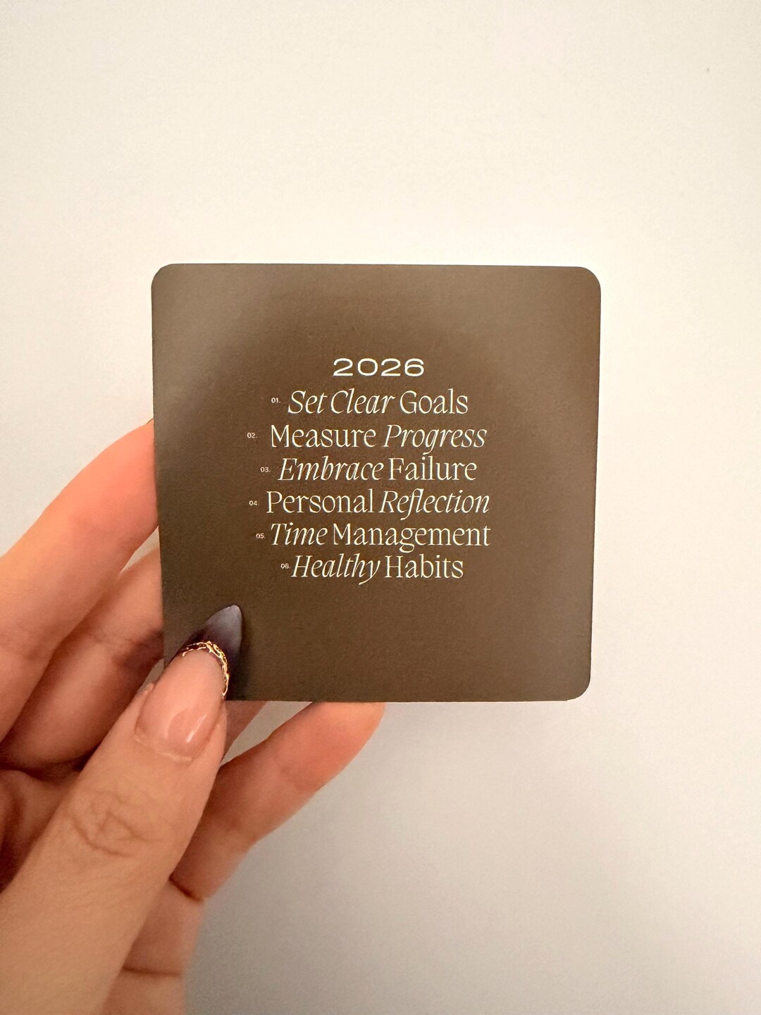 2026 Goals Vision Board Sticker | Inspirational Self-development Decor ...