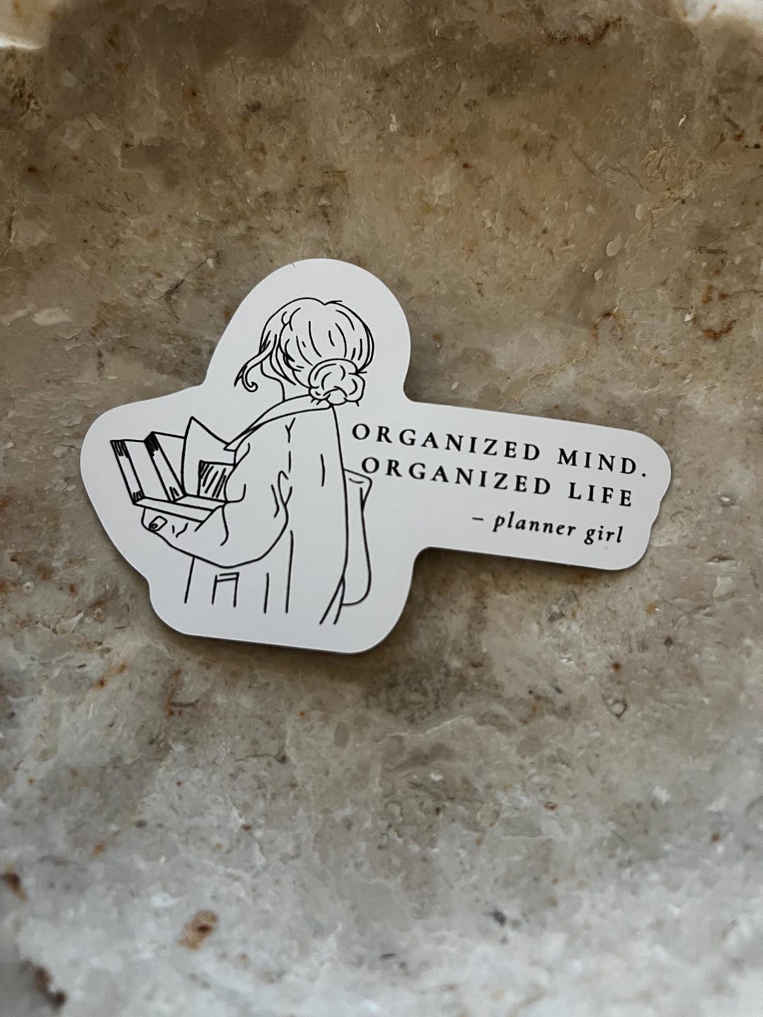Organized Mind, Organized Life Sticker: Motivational Planner Decal - Etsy