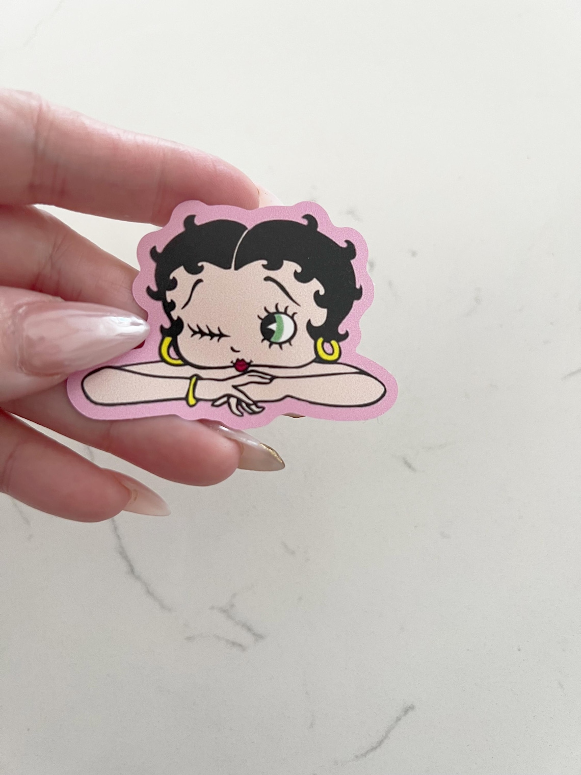 Betty Boop Sticker - Cute Stickers, Winking Girly Cute Fun Decal for ...