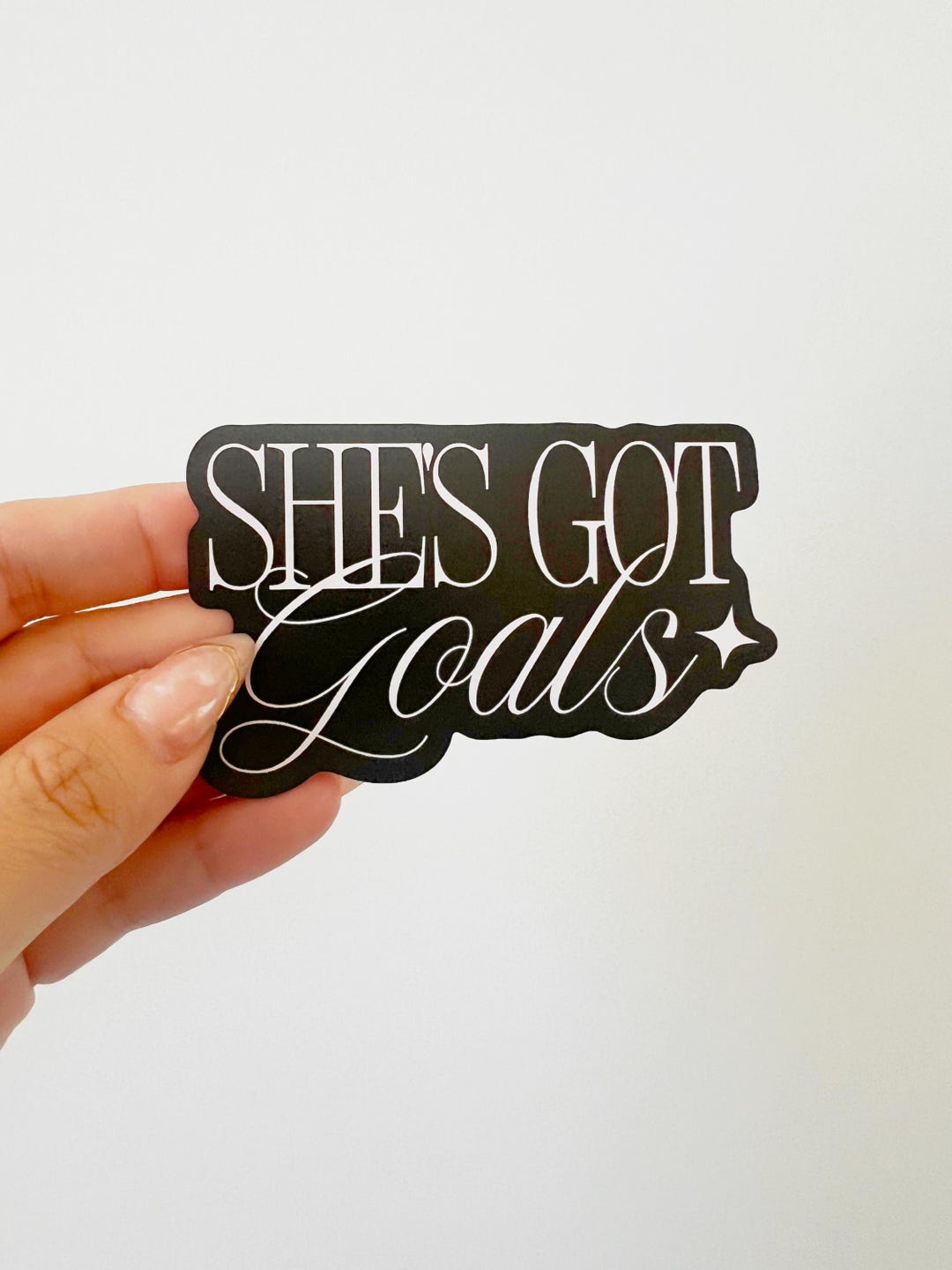 She's Got Goals Sticker: Motivational Girl Power Vinyl Decal - Etsy