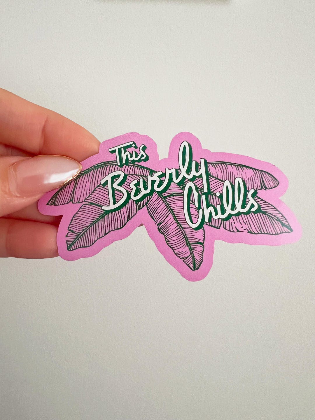 This Beverly Chills Sticker | Palm Leaves Vinyl Decal for Laptops ...