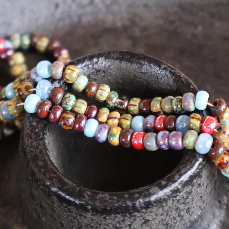 Vintage Picasso Beads - Etsy