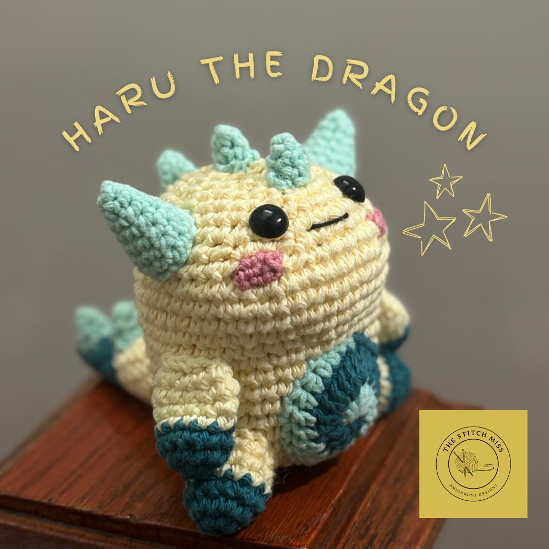 Haru the Dragon | Crochet Amigurumi PATTERN PDF - Etsy