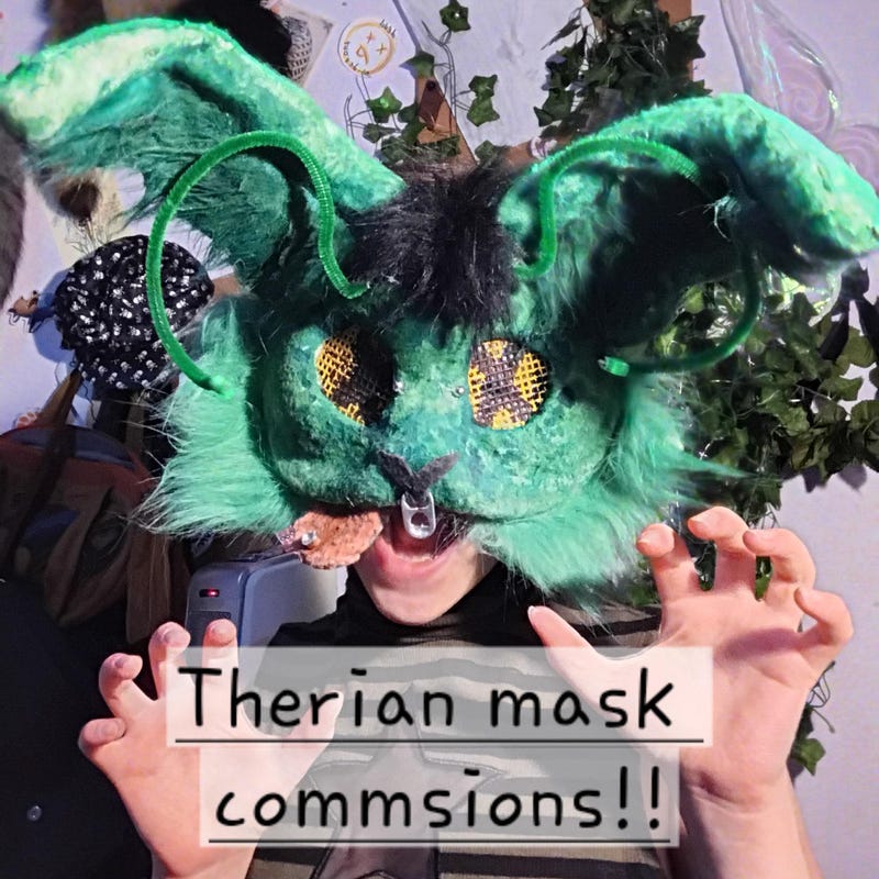 Therian Mask' - Etsy