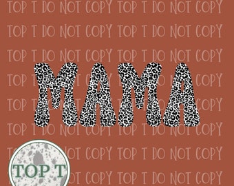 Leopard MAMA Png Instant Download Leopard Background Png - Etsy