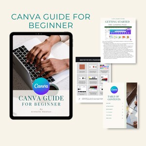 Canva Guide for Beginner, Canva Crash Course, Canva Course, Printable ...