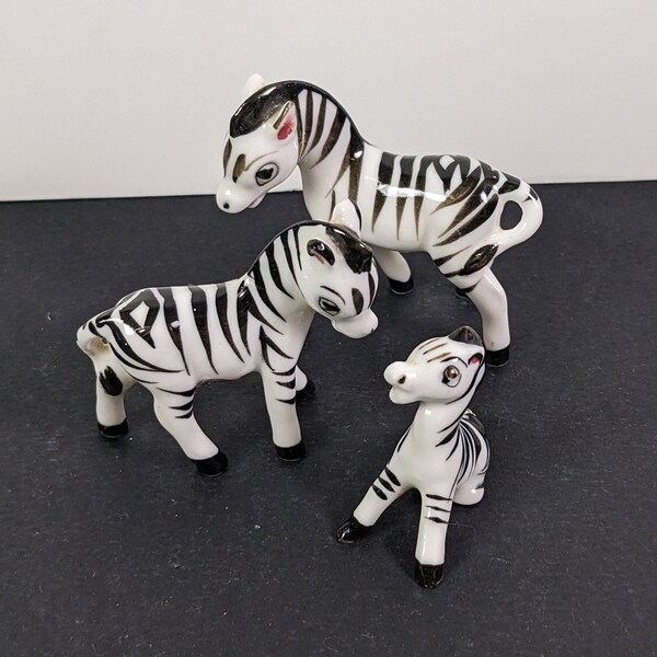 Ceramic Zebra Figurine - Etsy