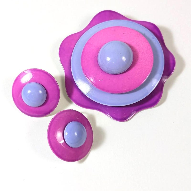 60s Mod Earrings - Etsy
