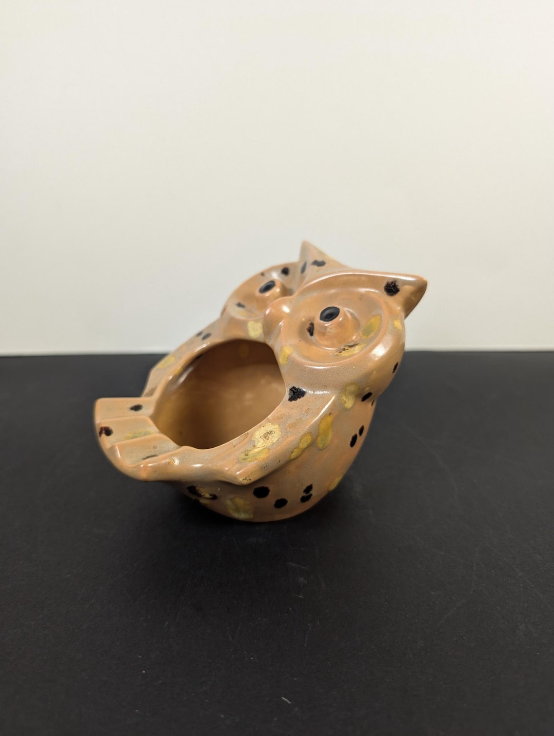 Vintage 70's Ceramic Owl Ashtray Cute Retro Hippie Pottery - Etsy