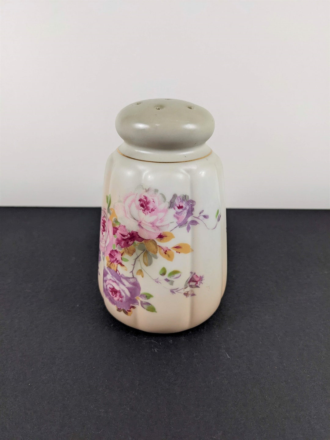 Vintage Antique Style Hat Pin Holder - Pink Printed Roses - Art Nouveau ...