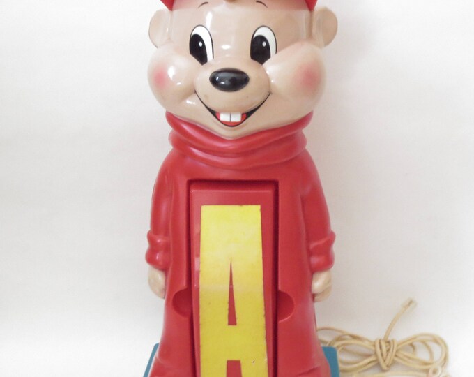 Vintage Alvin and the Chipmunks Phone 80s Telephone Plastic Novelty ...