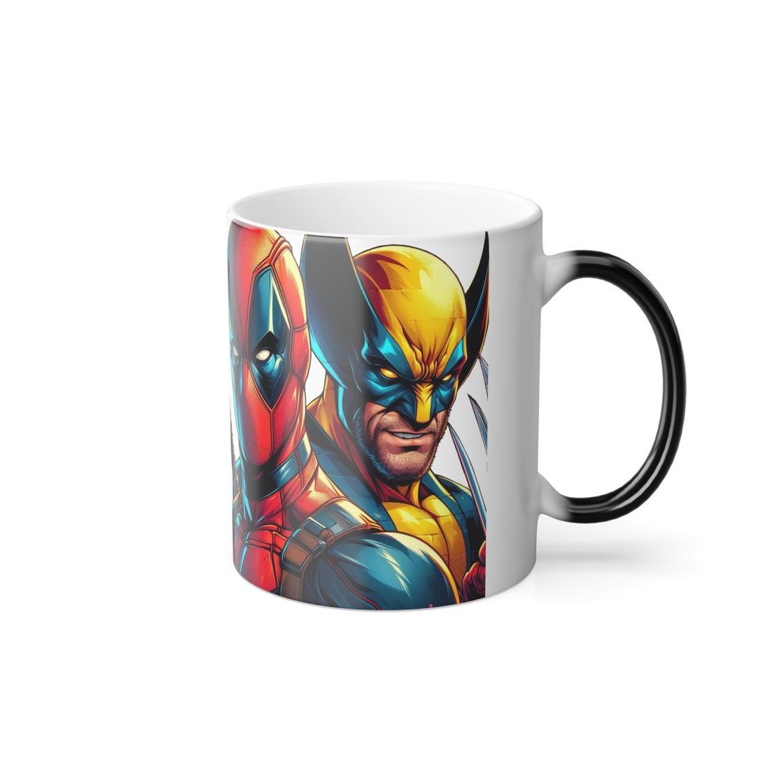 Graffiti Deadpool & Wolverine Color Morphing Mug, 11oz - Etsy Canada