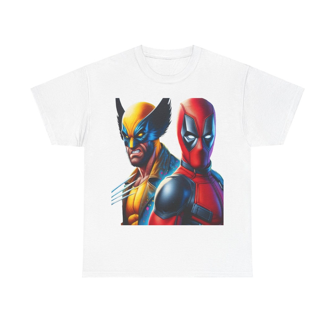 Graffiti Wolverine & Deadpool Unisex Heavy Cotton Tee - Etsy