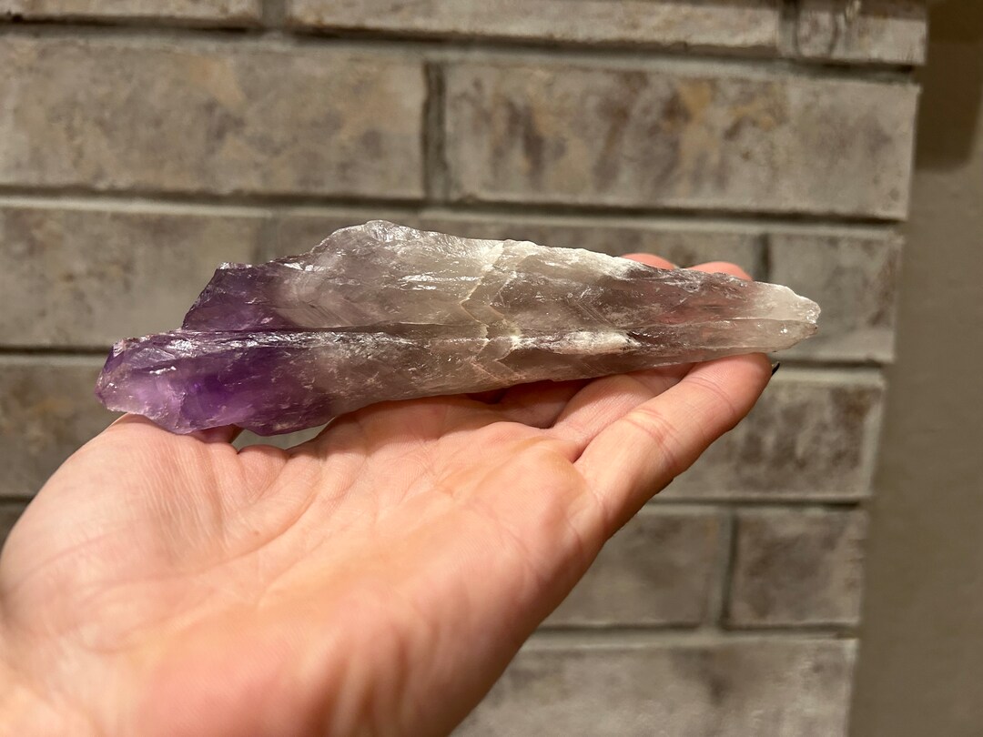 Amethyst Bahia Wand Dragon Tooth Medium Authentic and Soothing - Etsy