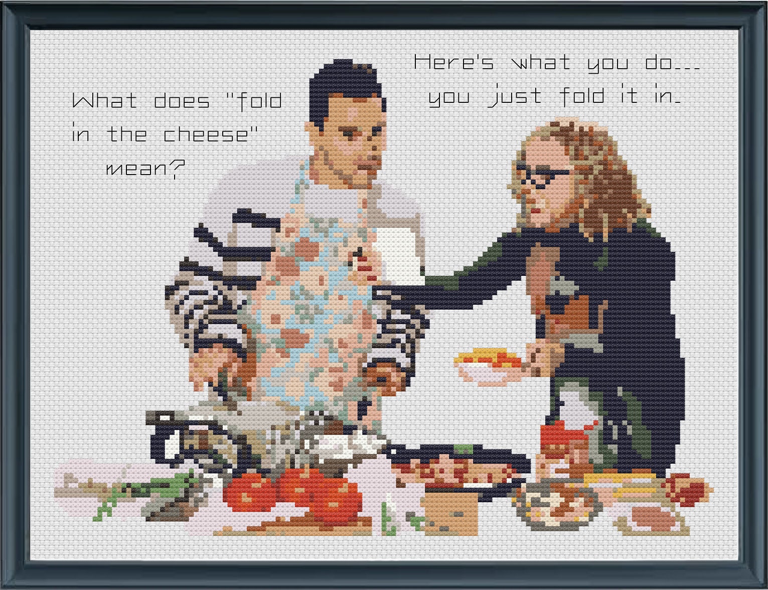 Fold in the Cheese! David & Moira Rose - Schitt's Creek - PDF Cross ...