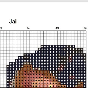 Straight to Jail - PDF Cross Stitch Pattern Download - Parks & Rec - Etsy