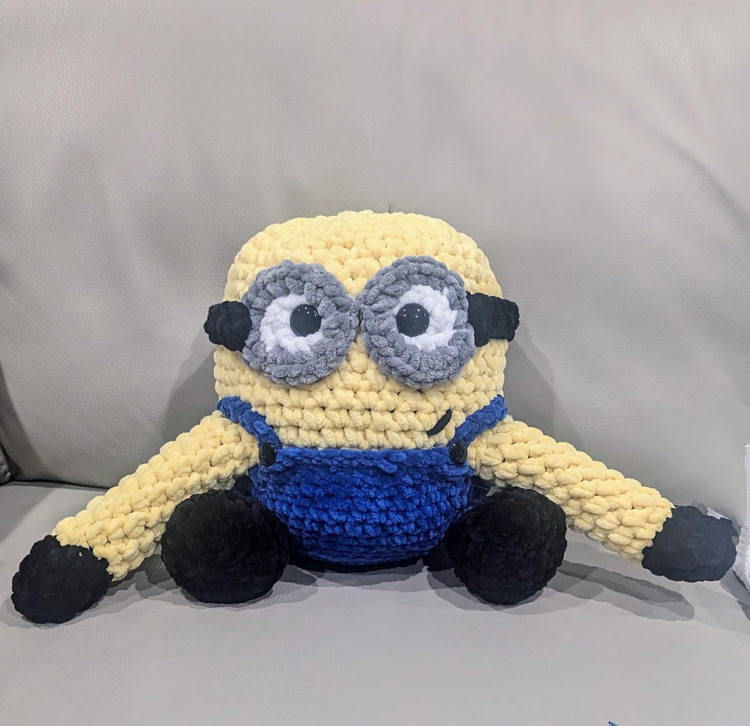 Handmade Crochet Minion-inspired Plushie - Etsy