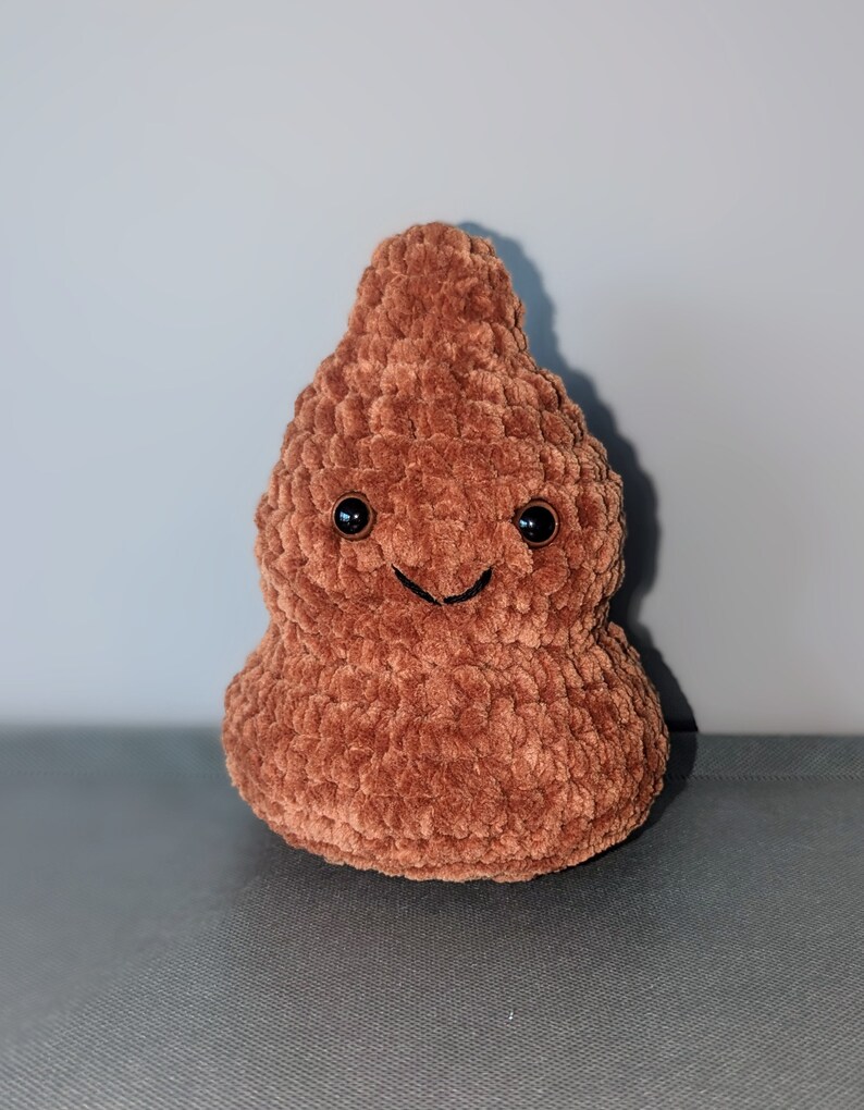Handmade Crochet Poop Emoji Plushie - Etsy