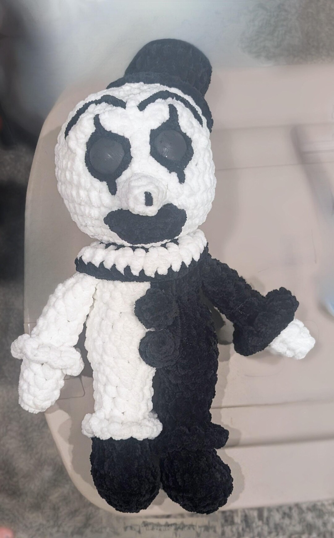 Handmade Crochet Terrifier, Art Clown Inspired Plushy - Etsy