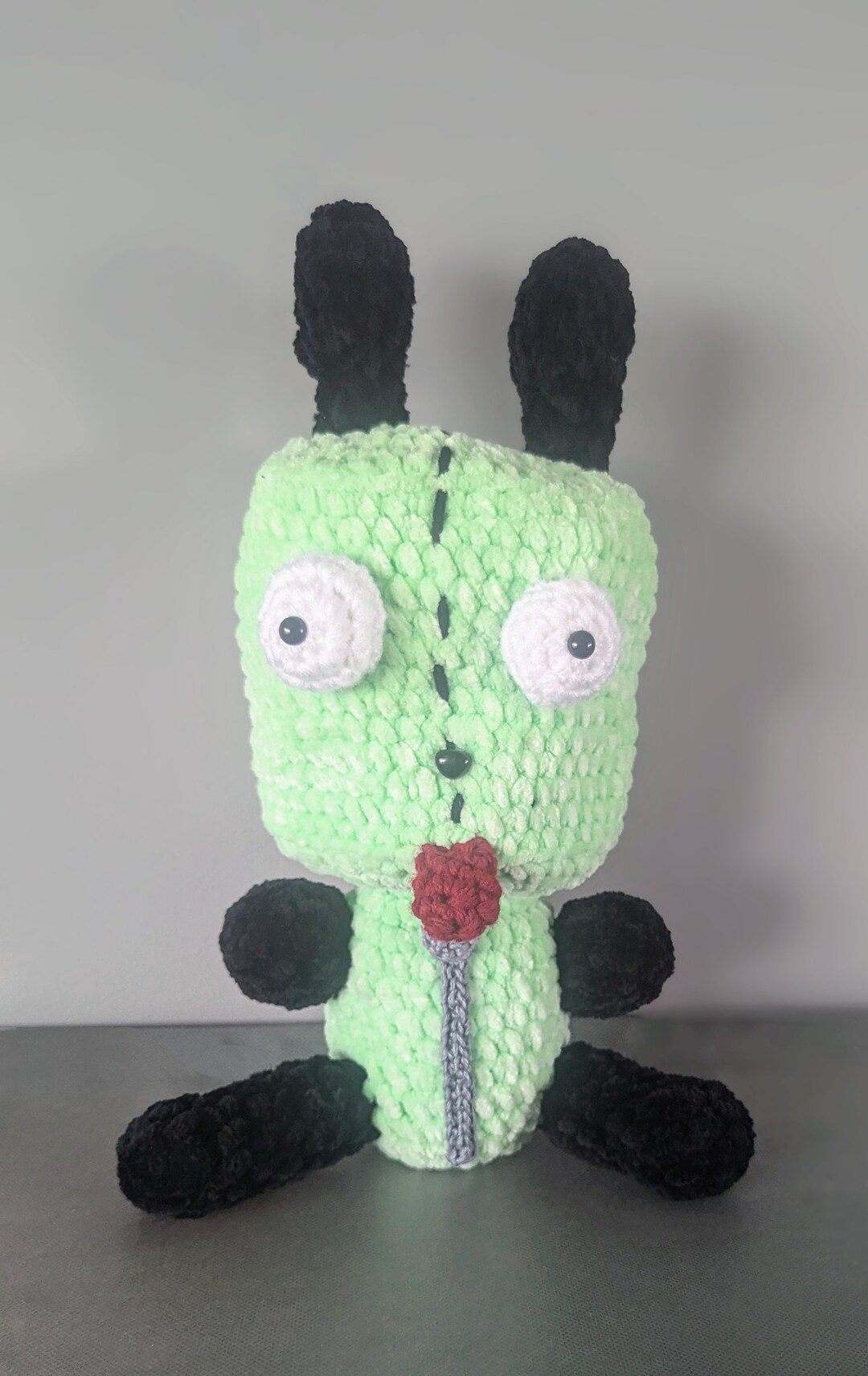 Handmade Crochet Gir - Invader Zim - Etsy